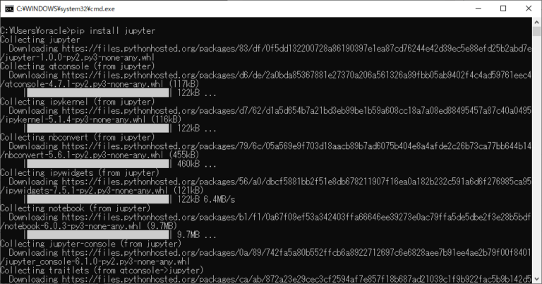 Python 入門】python382とjupyter Notebookのインストール