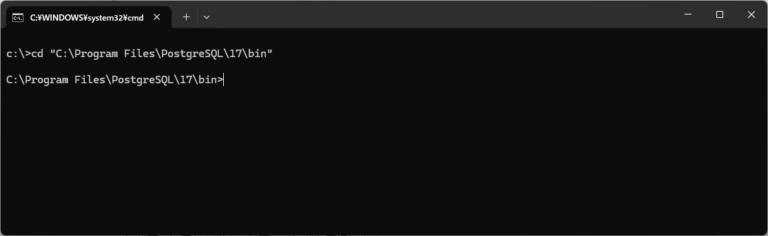 【PostgreSQL17.4】Win11にインストールしてサンプルデータベースも入れてみた